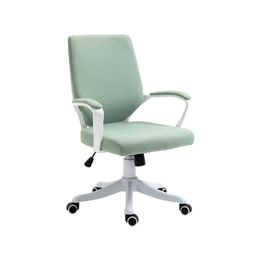 Vinsetto B&uuml;rostuhl-62B x 69T x 92-100H cm-Gr&uuml;n+Wei&szlig; | Gr.: onesize