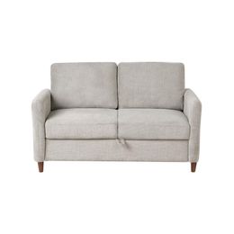 Beliani 2-Sitzer Sofa MARE in Grau/Braun - (W) 143 x (H) 88 x (L) 77 cm | Gr.: onesize