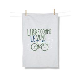 Greenbomb Tea Towel Bike Libre in Wei&szlig; | Gr.: onesize