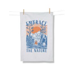 Greenbomb Tea Towel Embrace Nature in Wei&szlig; | Gr.: onesize