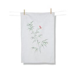 Greenbomb Tea Towel Dickybird in Wei&szlig; | Gr.: onesize