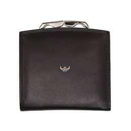 Golden Head Polo Geldb&ouml;rse RFID Leder 10 cm in schwarz | Gr.: onesize
