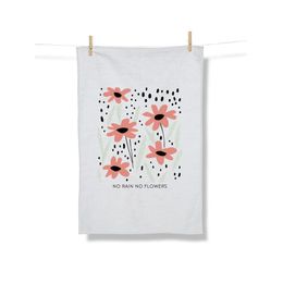 Greenbomb Tea Towel No Rain in Wei&szlig; | Gr.: onesize