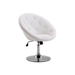 HOMCOM Arbeitshocker-B71 x T59 x H(78-90)cm-Wei&szlig; | Gr.: onesize