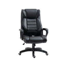 Vinsetto B&uuml;rostuhl mit Massagefunktion-74L x 64B x 112-120H cm-Schwarz | Gr.: onesize