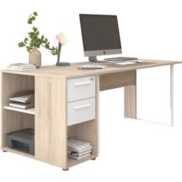 B&uuml;rom&ouml;bel-Set Parisot "Start Up", natur, B:189cm H:73cm T:80cm, Arbeitsm&ouml;bel-Sets, B&uuml;rom&ouml;bel-Set, Gesamtarbeitsfl&auml;che 189 x 80cm