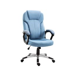 Vinsetto B&uuml;rostuhl-66L x 75B x 110-120H cm-Hellblau | Gr.: onesize