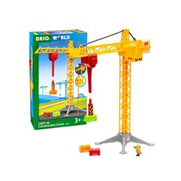 Brio Aktionsspiel Gro&szlig;er Baukran mit Licht in bunt | Gr.: onesize
