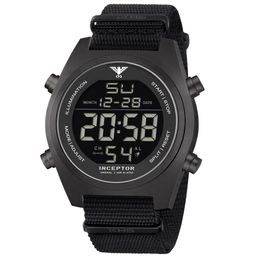 Khs Herrenuhr Inceptor Steel Digital Schwarz | Gr.: onesize