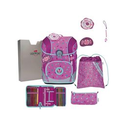 DerDieDas ErgoFlex Tiny - Schulranzen Set 5tlg. 900g (Deep Ocean) in Sweet Sprinkles | Gr.: onesize