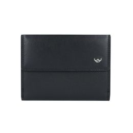 Golden Head Polo Geldb&ouml;rse RFID Leder 12 cm in schwarz | Gr.: onesize