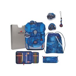 DerDieDas ErgoFlex Tiny - Schulranzen Set 5tlg. 900g (Deep Ocean) in Turbo Speed | Gr.: onesize