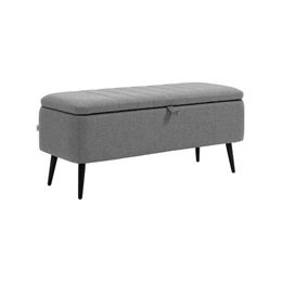 HOMCOM Sitzbank-102L x 40B x 44H cm-Grau | Gr.: onesize