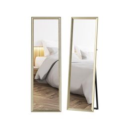 HOMCOM Ganzk&ouml;rperspiegel-50L x 4B x 160H cm-Gold | Gr.: onesize