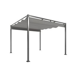 Outsunny Pergola 298L x 297B x 221H cm Grau | Gr.: onesize