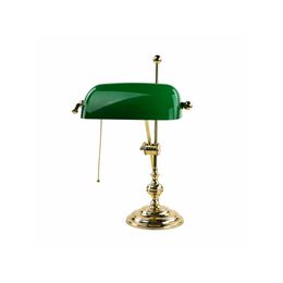 Licht-Erlebnisse Tischlampe (B)16.8 x (L)26 x (H)47 cm in Messing poliert Gr&uuml;nMessing poliert Gr&uuml;n | Gr.: onesize