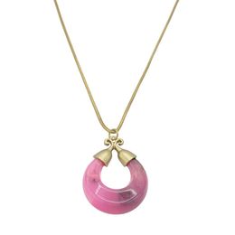 Collezione Alessandro Kurze Kette " Marble Glow " in pink | Gr.: onesize