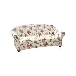 58 aufm Kessel SOFA Landhaus 2,5-Sitzer Kama Bezug Flachgewebe Blumenmuster 3 | Gr.: onesize