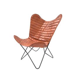 Kayoom Stuhl Schmetterling Santiago Cognac in cognac | Gr.: onesize