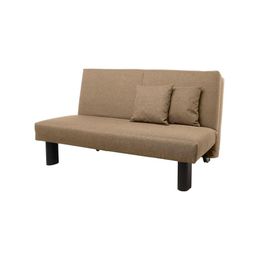 others FALTSOFA Kalomira Bezug Flachgewebe Metall schwarz / sand | Gr.: onesize