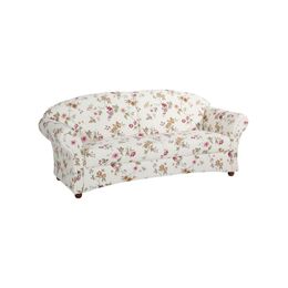 58 aufm Kessel SOFA Landhaus 2,5-Sitzer Kama Bezug Flachgewebe Blumenmuster 2 | Gr.: onesize
