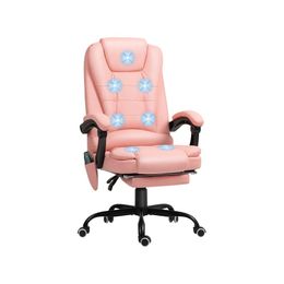 Vinsetto Massagestuhl-67B x 79T x 111-121H cm-Rosa | Gr.: onesize