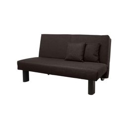 others FALTSOFA Kalomira Bezug Flachgewebe Metall schwarz / schoko | Gr.: onesize