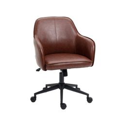 Vinsetto B&uuml;rostuhl-58,5L x 62B x 91H cm-Braun | Gr.: onesize