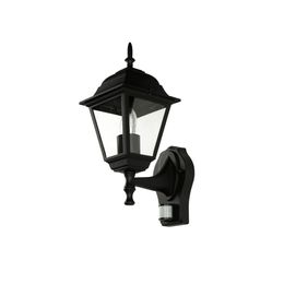 Licht-Erlebnisse Au&szlig;en Wandlampe (B)15 x (H)37.5 cm in SchwarzSchwarz | Gr.: onesize
