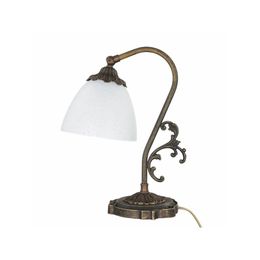 Licht-Erlebnisse Tischlampe (B)13 x (L)14 x (H)30 cm in Bronze Antik matt Wei&szlig;Bronze Antik matt Wei&szlig; | Gr.: onesize