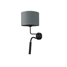 Licht-Erlebnisse Wandlampe (B)23 x (H)50 cm in Schwarz GrauSchwarz Grau | Gr.: onesize