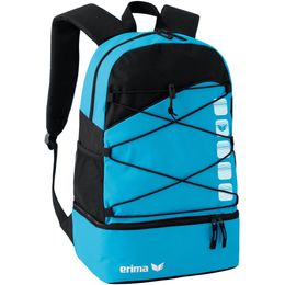 Erima Club 5 Multifunktionsrucksack mit Bodenfach in curacao/schwarz | Gr.: onesize
