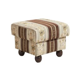 58 aufm Kessel HOCKER Kasha Bezug Chenille Buche nussbaum dunkel / braun | Gr.: onesize
