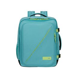 American Tourister Take2Cabin - Reiserucksack 15.6" M 45 cm (blau) in dusty turquoise/lime | Gr.: onesize