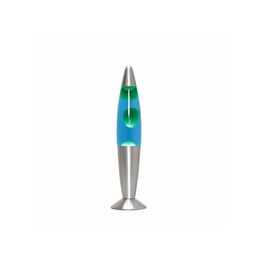 Licht-Erlebnisse Lavalampe EEK G &Oslash; 8.6 x (H)36 cm in Silber Gr&uuml;n BlauSilber Gr&uuml;n Blau | Gr.: onesize