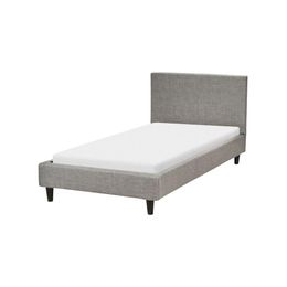 Beliani Einzelbett FITOU in Grau/Braun - (W) 100 x (H) 87 x (L) 214 cm | Gr.: onesize