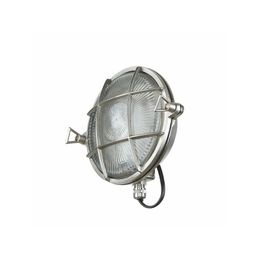 Licht-Erlebnisse Au&szlig;en Wandlampe &Oslash; 18 x (H)18 cm in Nickel mattNickel matt | Gr.: onesize