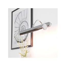 Licht-Erlebnisse Wandlampe (B)30 x (H)12 cm in Silber gl&auml;nzendSilber gl&auml;nzend | Gr.: onesize