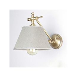 Licht-Erlebnisse Wandlampe (B)20 x (H)15 cm in Bronze hell gl&auml;nzend BeigeBronze hell gl&auml;nzend Beige | Gr.: onesize