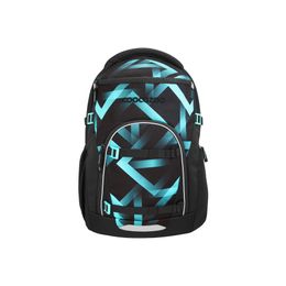 Coocazoo Schulrucksack BYTE "Laser Lights" in Schwarz/Blau | Gr.: onesize