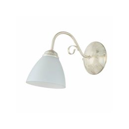 Licht-Erlebnisse Wandlampe (B)13 x (H)23 cm in Shabby Wei&szlig; Wei&szlig;Shabby Wei&szlig; Wei&szlig; | Gr.: onesize