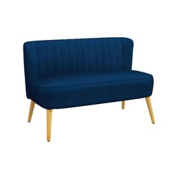 HOMCOM Sofa-117L x 56,5B x 77H cm-Blau | Gr.: onesize