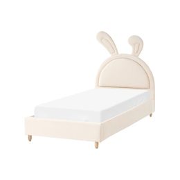 Beliani Kinderbett LALLIAS in Beige - (W) 99 x (H) 133 x (L) 213 cm | Gr.: onesize