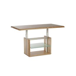 58 aufm Kessel FUNKTIONSTISCH Cal h&ouml;henverstellbar 110x65x50-69 Massivholz Wildeiche | Gr.: onesize