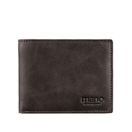 mano Don Pietro - Geldb&ouml;rse 11.5 cm (dunkelbraun) in dunkelbraun | Gr.: onesize