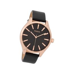 Analog-Armbanduhr Oozoo Timepieces schwarz gro&szlig; (ca. 42mm) | Gr.: onesize