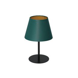 Licht-Erlebnisse Tischlampe (B)20 x (L)20 x (H)33 cm in Schwarz Petrol Gold | Gr.: onesize