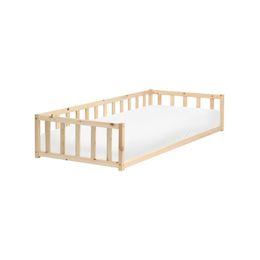 Beliani Kinderbett AURIBEAU in Braun - (W) 97 x (H) 41 x (L) 207 cm | Gr.: onesize