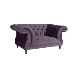 58 aufm Kessel CHESTERFIELD Sessel Kaylin Samtvelours purple | Gr.: onesize