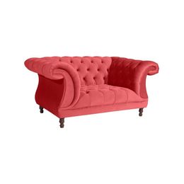 58 aufm Kessel CHESTERFIELD Sessel Kaylin Samtvelours rot | Gr.: onesize